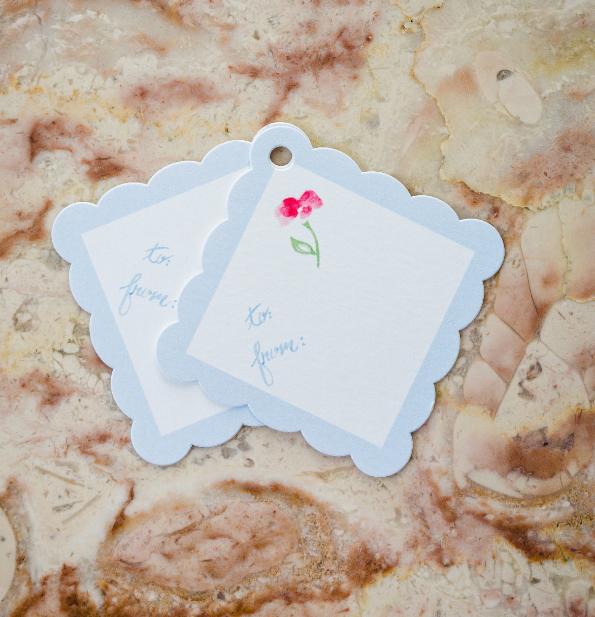 Holiday Floral Gift Tags – Fort Weekend